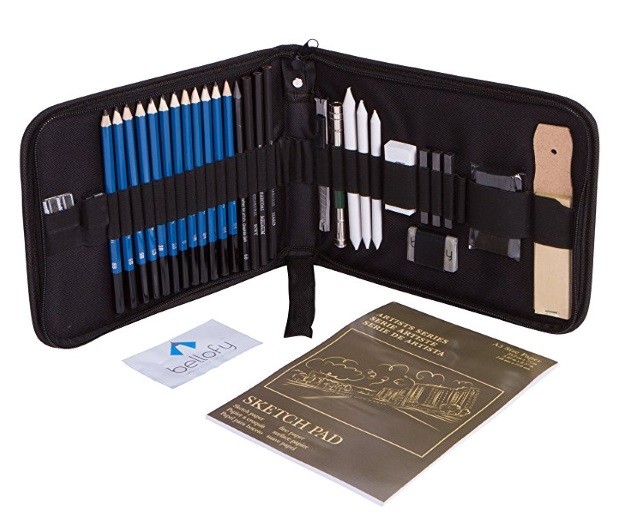 Professional 50 Piece Drawing and Sketching Set - District Artisan