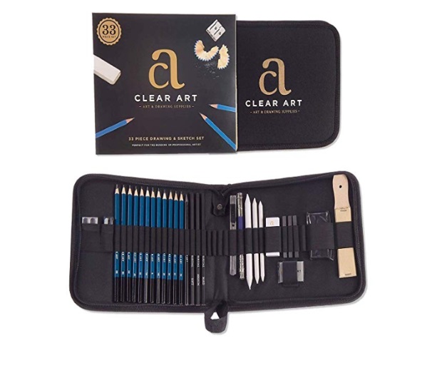 Professional 50 Piece Drawing and Sketching Set - District Artisan
