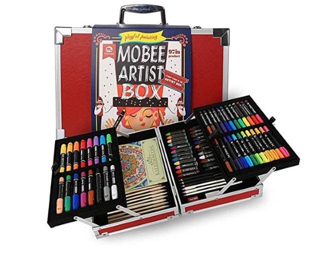 Artworx 125 Piece Aluminum Art Studio Set - District Artisan