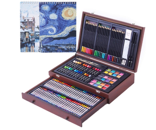 Art 101 Kids 179piece Double Sided Trifold Easel Art Set - Mellen Withen